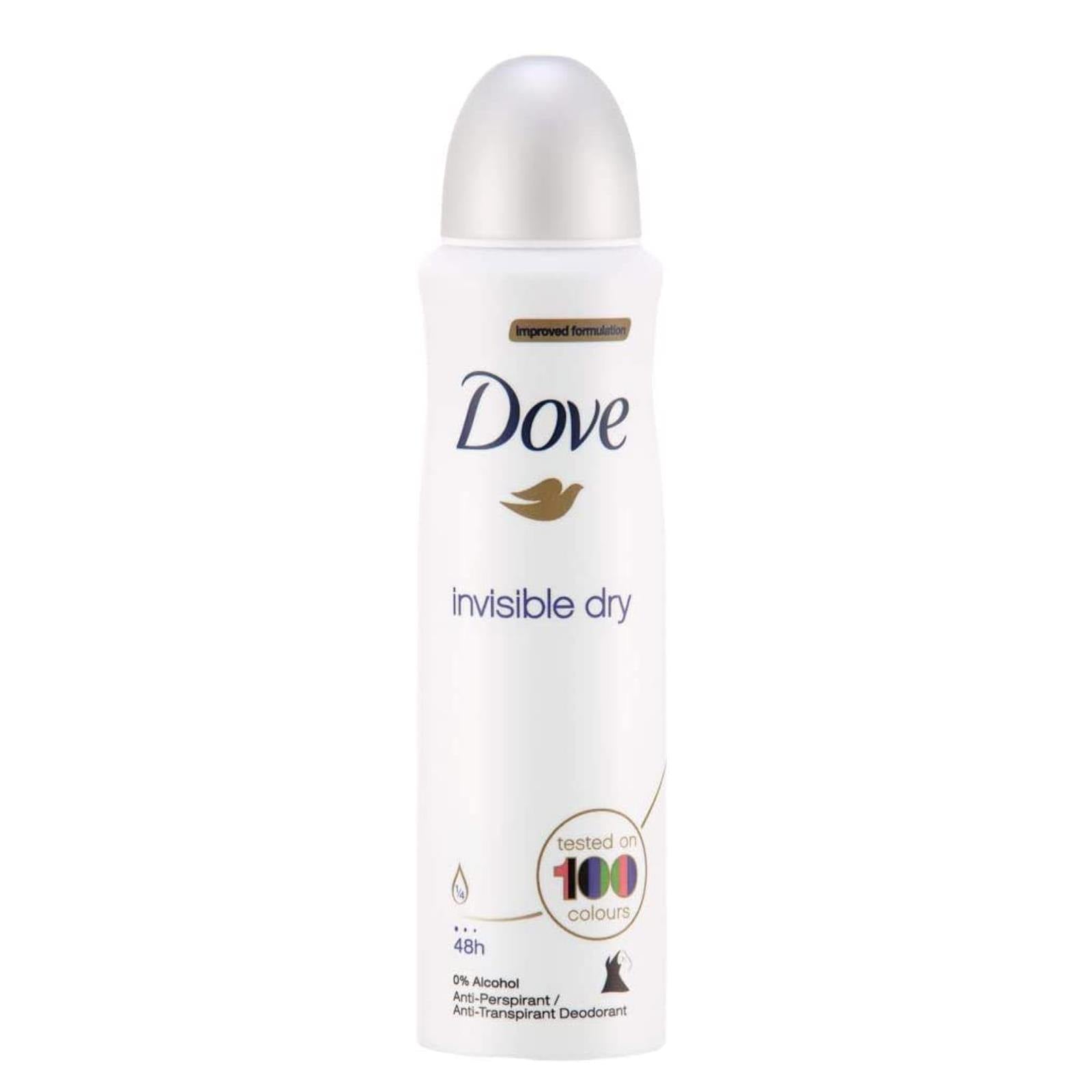 Dove Spray Deodorant Invisible Dry Women Clean Touch 150ml – Smart ...